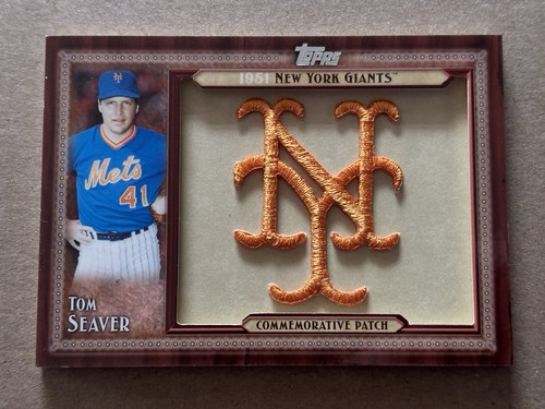 2011 TOPPS UPDATE BLASTER THROWBACK MANUFACTURED TOM SEAVER PATCH HOF ...