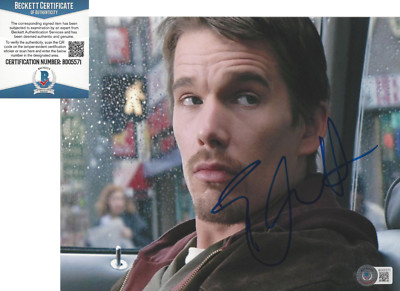 ETHAN HAWKE SIGNED 'TRAINING DAY' 8x10 MOVIE PHOTO ACTOR C BECKETT COA ...