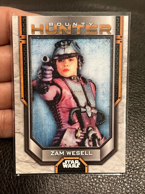 2021 Topps Star Wars Bounty Hunters Bounty Hunter Patch Relic PBH-ZW Zam Wesell | eBay