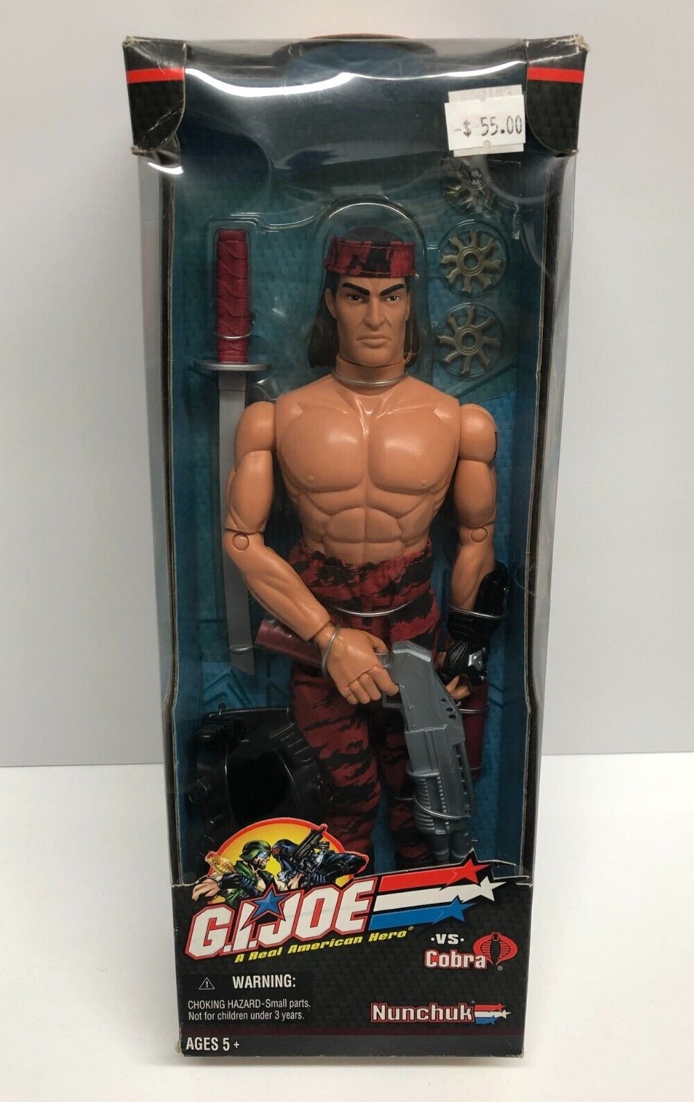 2001 Hasbro GI JOE vs COBRA Nunchuk 12" action figure | eBay