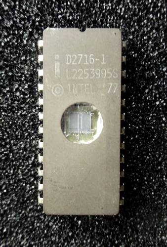 D2716-1 Intel UVPROM, 2KX8, 350ns, CDIP24 IC CMOS, Memory Integrated ...
