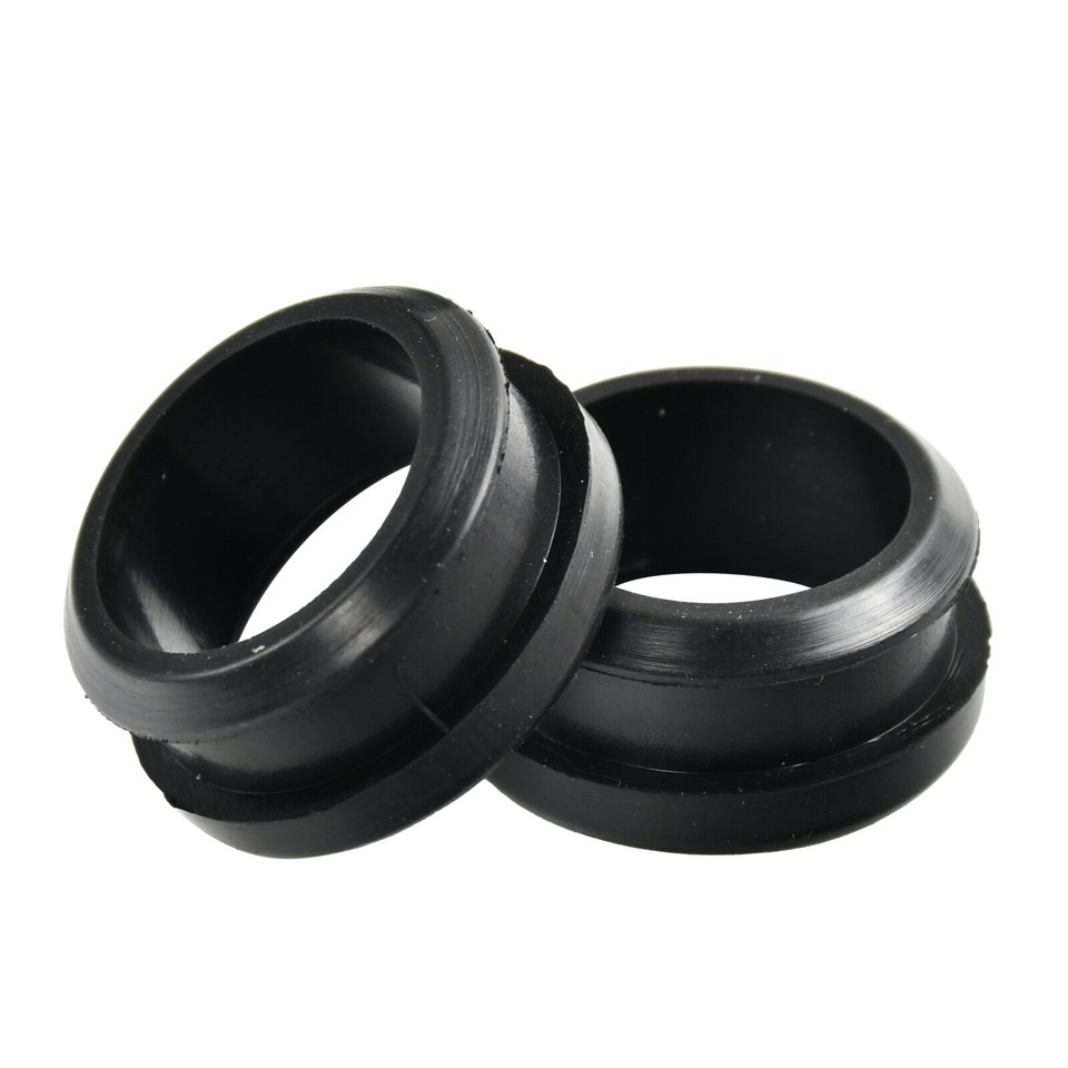 Black Aluminum Smooth Valve Cover PCV & Breather Combo For Chevy Ford ...