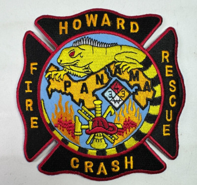 Howard AFB Panama Fire Rescue Crash US Air Force Base Military Patch C7 ...
