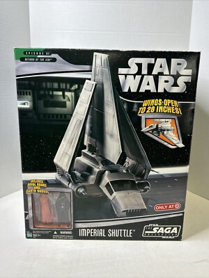 Star Wars Saga Collection Imperial Shuttle Includes Vader & Royal Guard ...