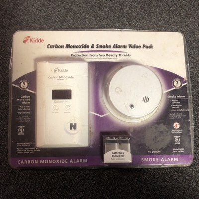 Kidde Carbon Monoxide KN-COPP-3 & Smoke Alarm i9040 Value Pack New In ...