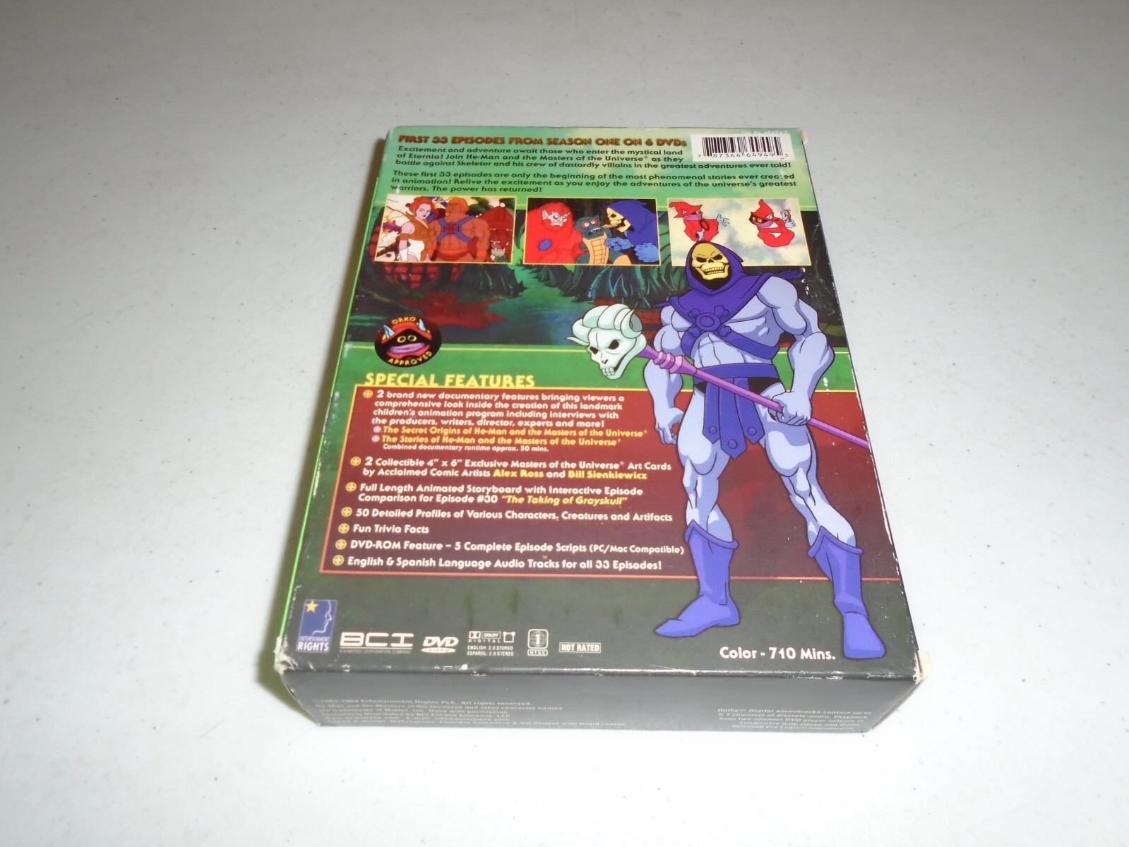 He-Man and the Masters of the Universe Season One Volume 1 dvd box set ...