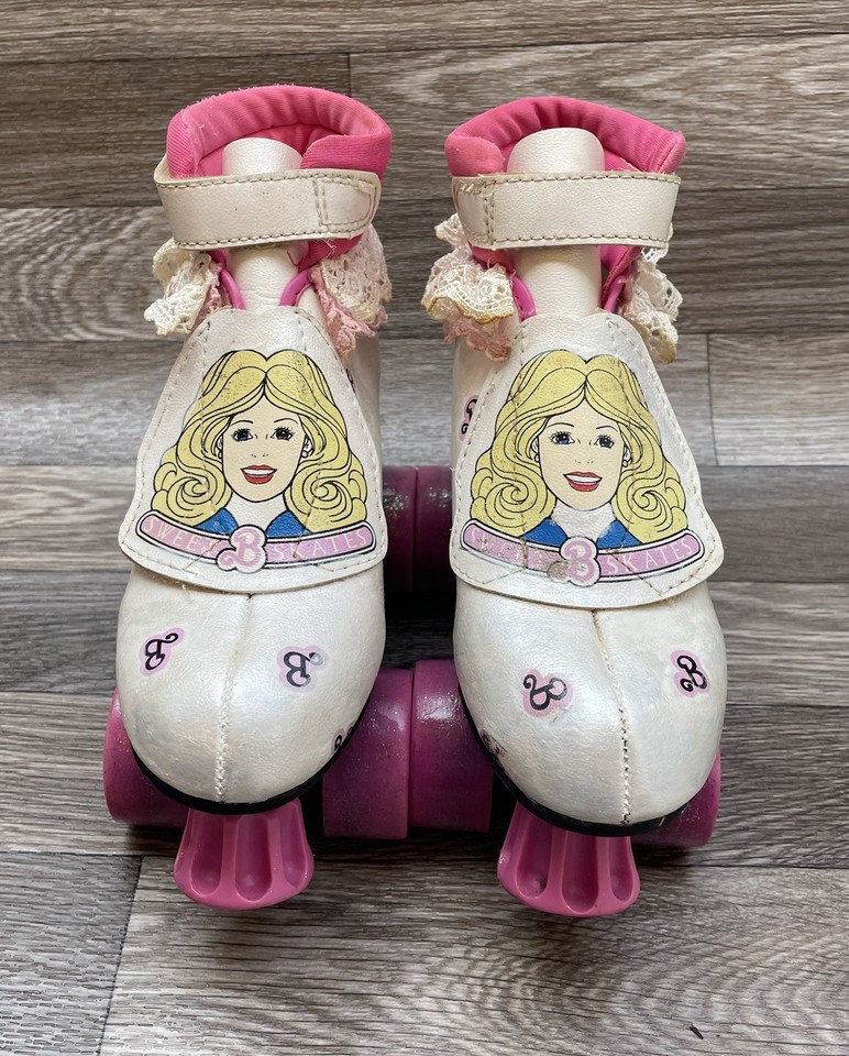 Vintage Barbie Mattel Roller Skates 1988 Sweet Skates Size b-11 Junior ...