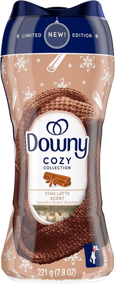 Downy Cozy Collection In-Wash Laundry Scent Booster Beads, Chai Latte ...