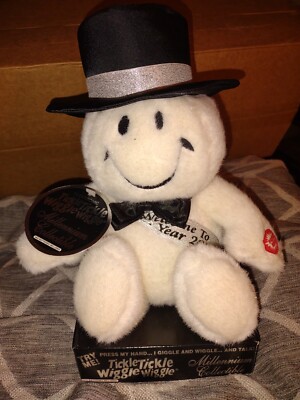 Tickle Tickle Wiggle Wiggle Plush Toy brand new attached to the box all ...
