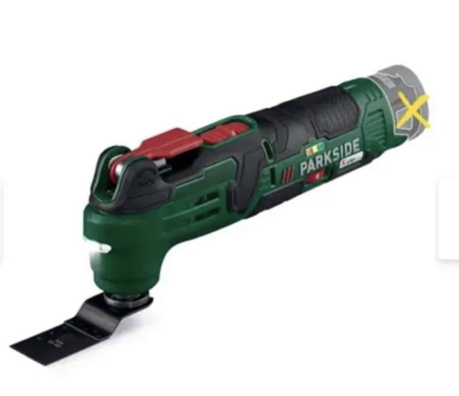 Parkside 12V Cordless Multi Purpose Tool - No Battery No Charger- Bare ...