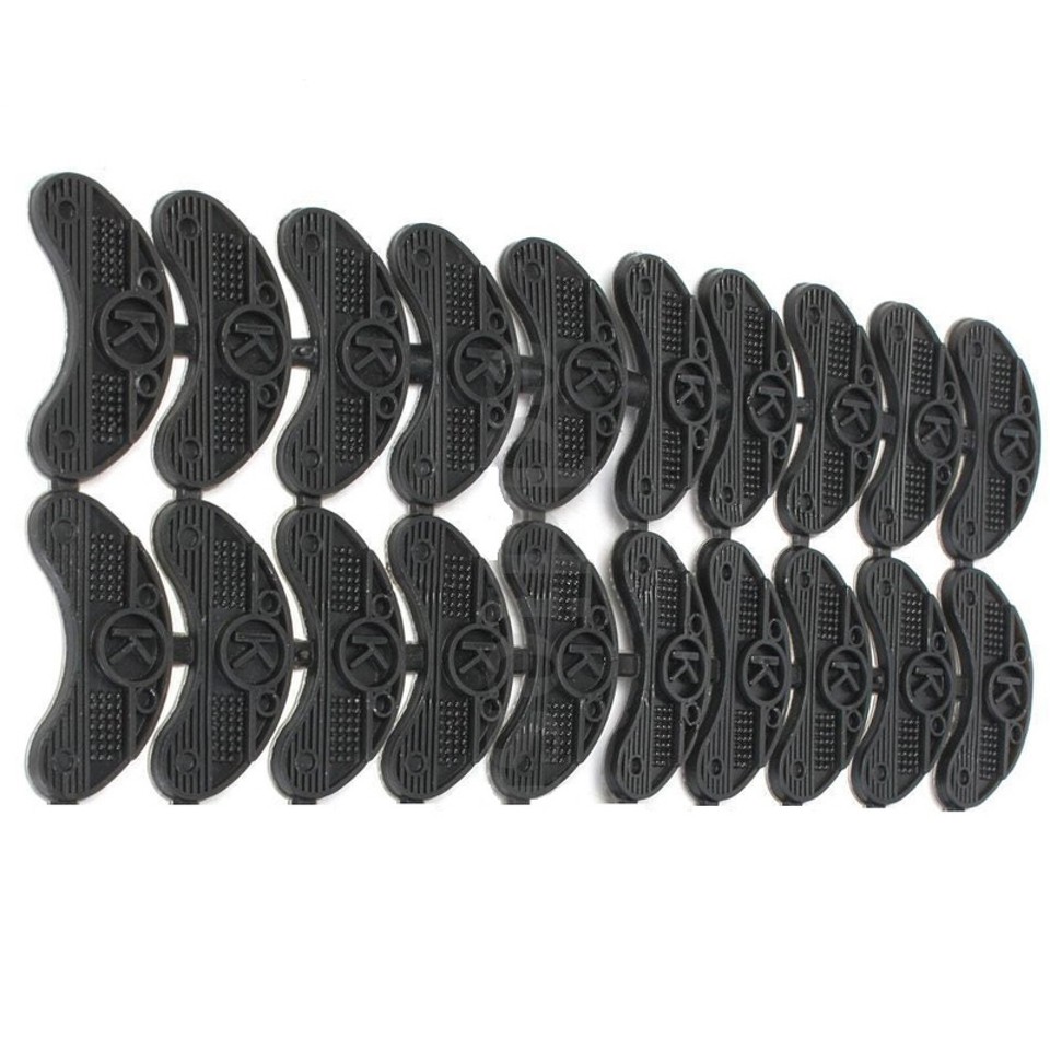 20PCS 10-Pair Rubber Heel Savers Toe Plates Taps DIY Shoe Repair Pads ...