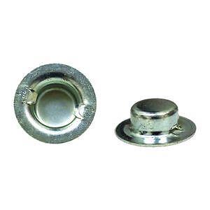 Pack of 100 Fastenal 11120180 3/8" Zinc Stud Rod End Washer Cap Push ...