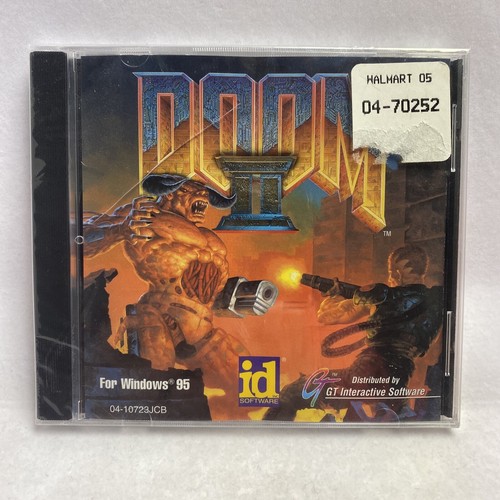 Doom 2 For Windows 95 FACTORY SEALED 1995 Very Rare ID Software | eBay