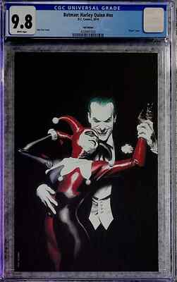 BATMAN HARLEY QUINN #1 CGC 9.8 ALEX ROSS FOIL VARIANT JOKER CATWOMAN ...