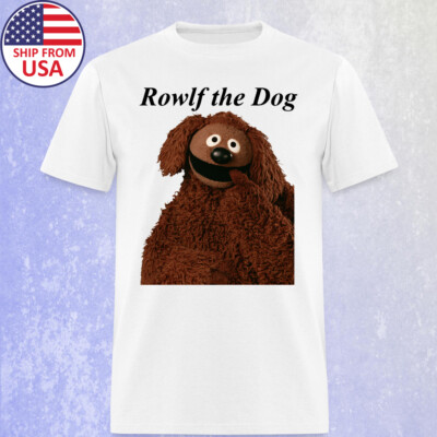 Rowlf The Dog From The Muppets Men's White T-shirt Size S-5XL | eBay
