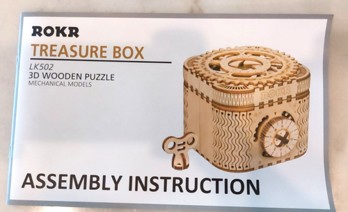 ROKR Treasure Box LK502 Mechanical Gears 3D Wooden Box - Brand New | eBay
