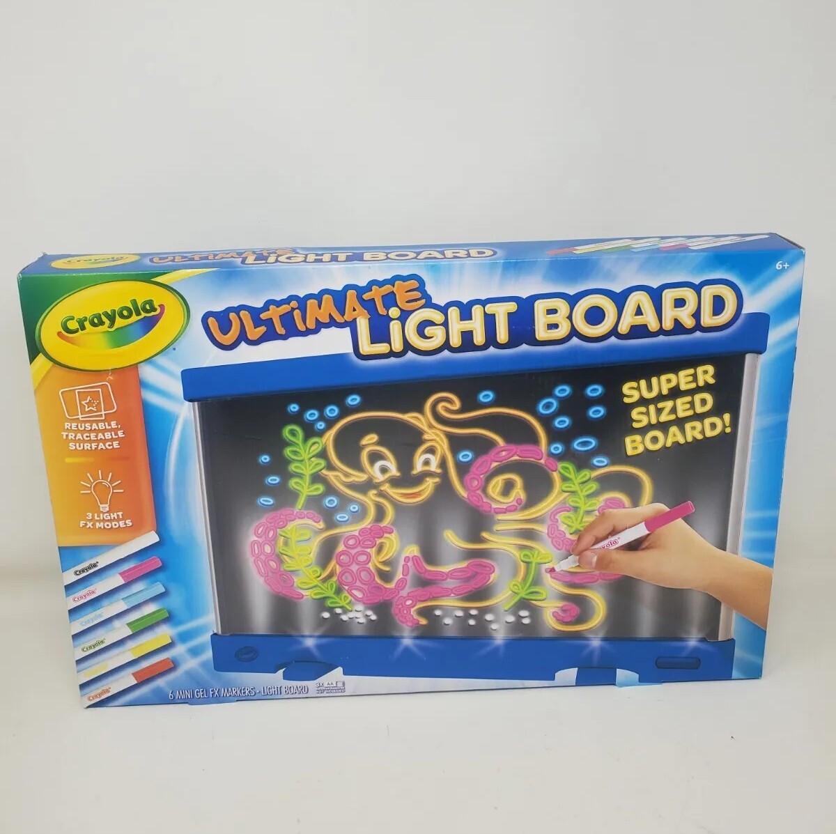 Crayola Drawing Tablet Ultimate Light Board for Kids 747237 Red for ...