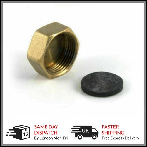 3/4" BSP Washing Machine Blanking Cap Nut & Washer - Dishwasher Tap ...