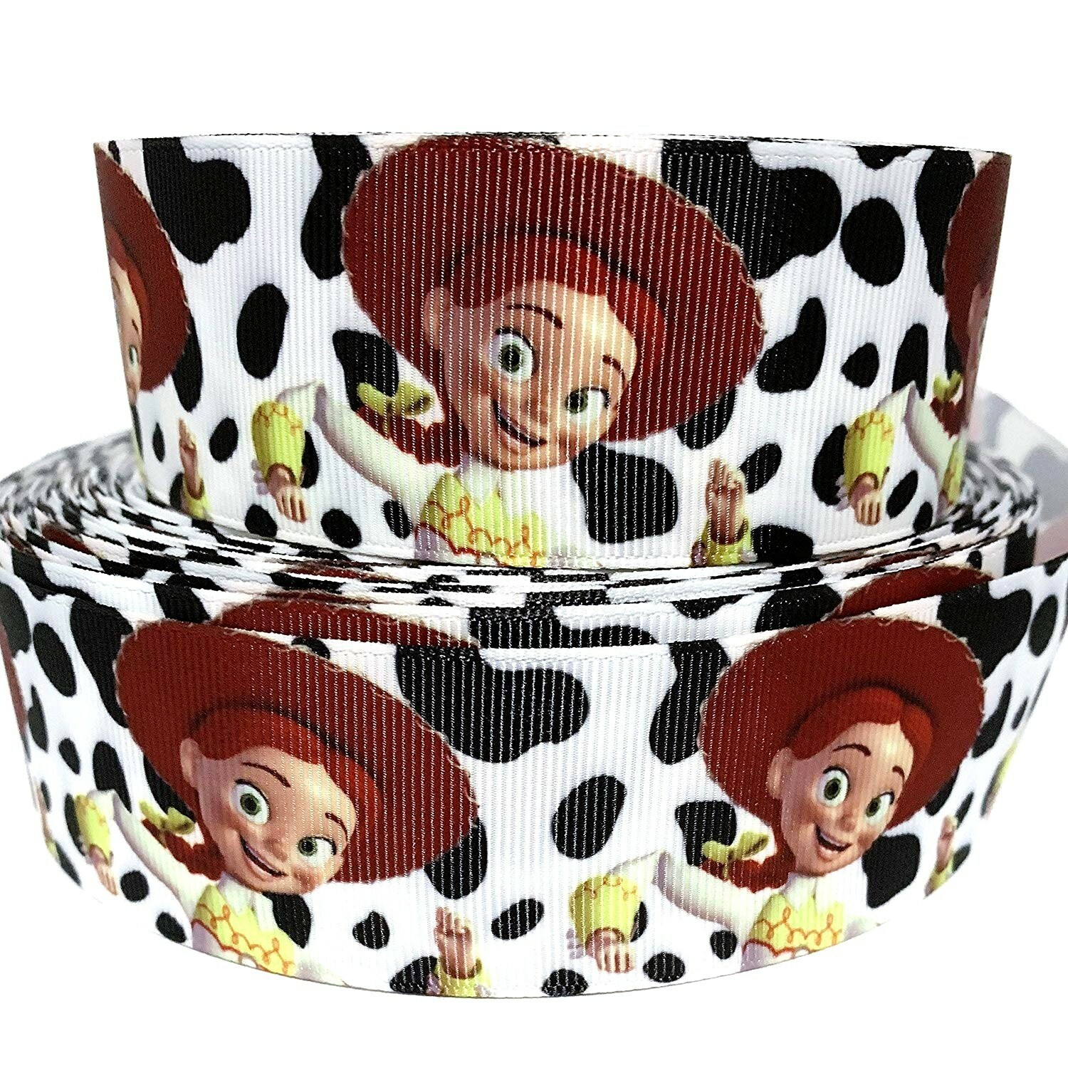 GROSGRAIN RIBBON 5/8",7/8,1.5",3" Toy Story Cow spots Printed USA ...