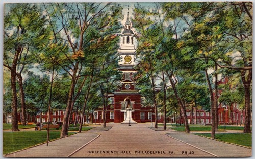 Independence Hall Philadelphia Pennsylvania PA Building Grounds Trees ...