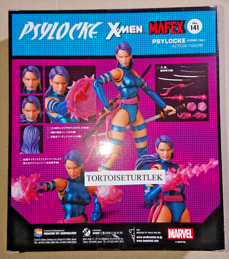 Medicom Toy MAFEX No.141 X-MEN PSYLOCKE COMIC Ver. Action Figure MARVEL ...