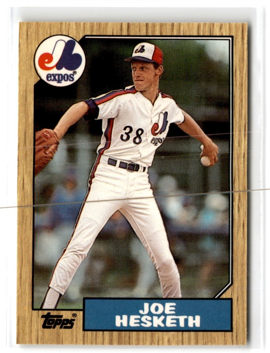 1987 Topps Tiffany Joe Hesketh #189 Montreal Expos Baseball Card | eBay