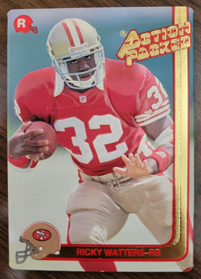 Ricky Watters - 1991 Action Packed Rookie Update #44 RC 49ers | eBay