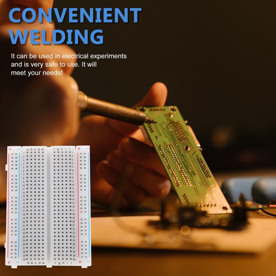 1 Set Bread Board 400 Pin Solderless Board Board For Development Board ...