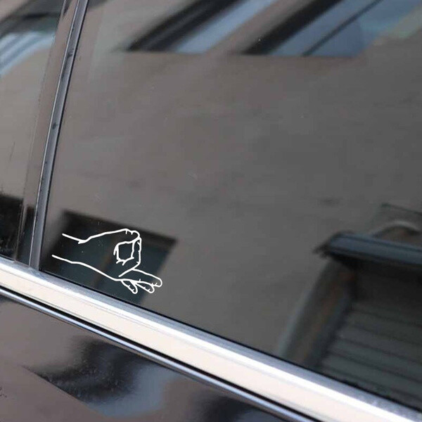 Circle Game Decal Hand Finger Car Truck Tumbler Laptop Sticker 22 ...