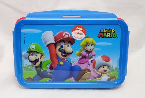 Nintendo Super Mario Kids Printed Plastic Lunch Box Container New ...