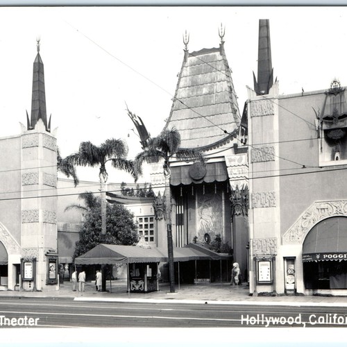c1940s Hollywood, CA Chinese Theatre RPPC Poggis Real Photo Movies ...