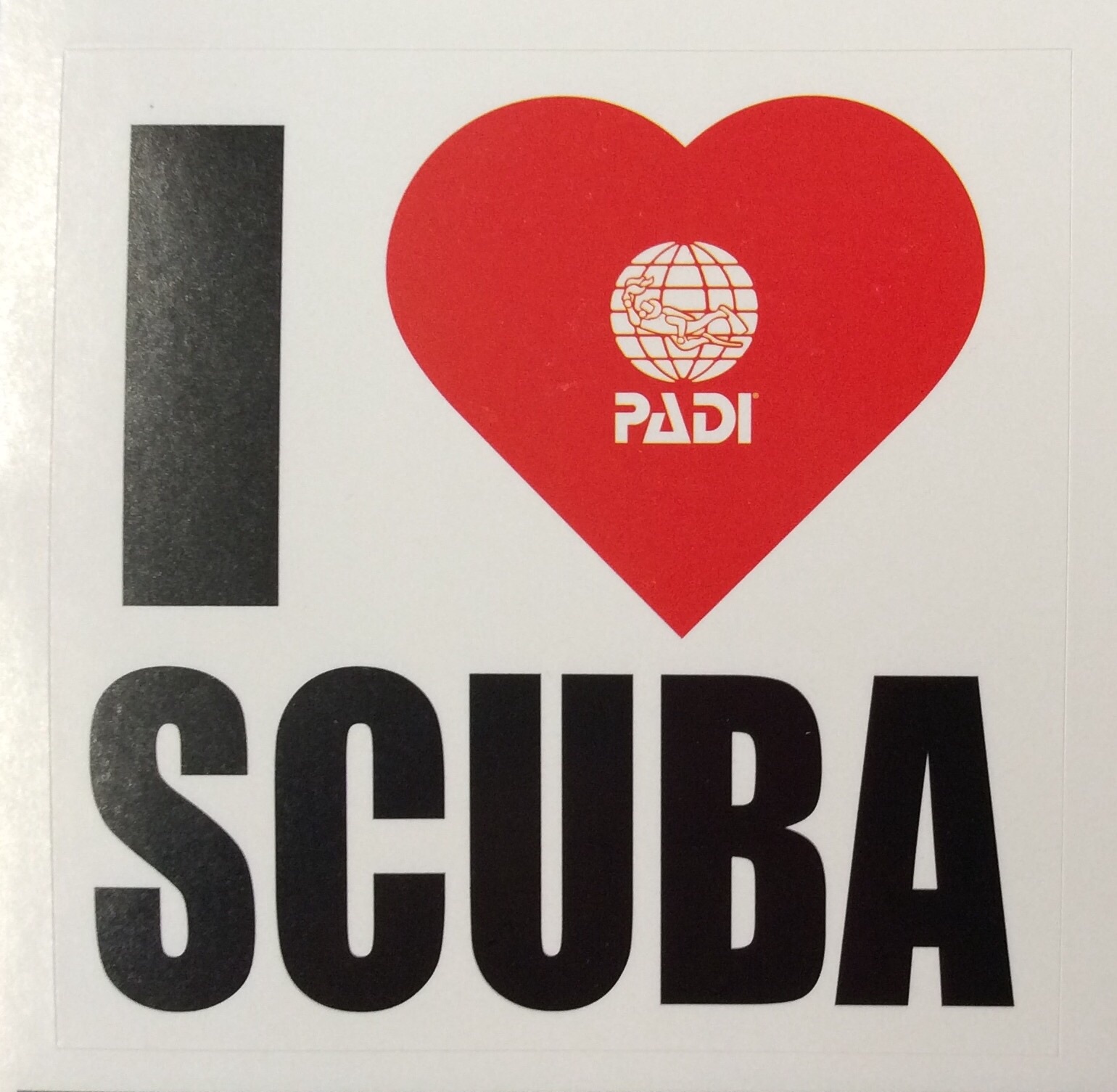 PADI Dive sticker scuba diving fun equipment gear snorkel divers open ...