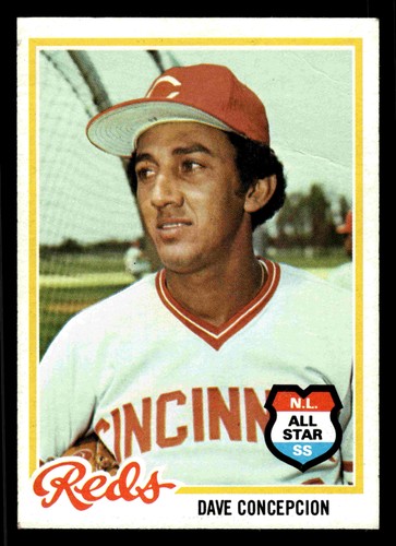 1978 Topps #180 Dave Concepcion - Cincinnati Reds (Low Grade) | eBay