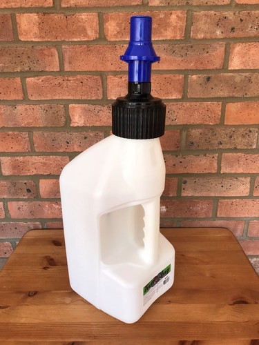NEW TUFF JUG 10 LTR QUICK FILL PETROL FUEL CAN & BLUE RIPPER DRY BREAK ...