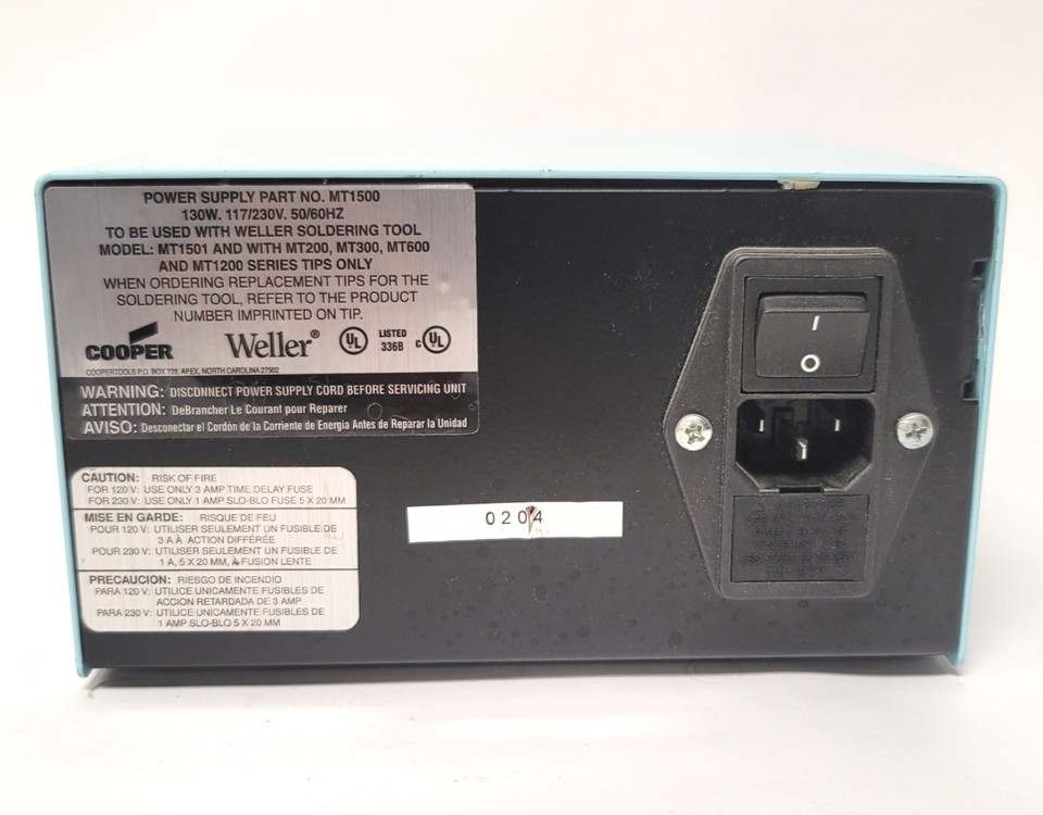 Weller MT1500 Micro Touch Soldering Station With MT1501 400-800°F, 150W ...