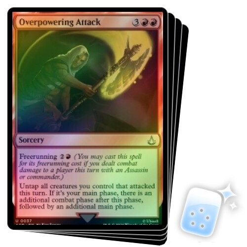 FOIL OVERPOWERING ATTACK X4 Universes Beyond: Assassin's Creed Magic ...