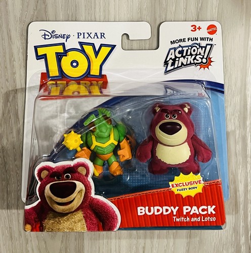 Toy Story Fuzzy Lotso & Twitch Buddy Pack Figure Mattel Disney Pixar | eBay