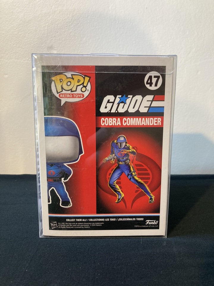 COBRA COMMANDER FUNKO POP! #47 NEW IN BOX GAMESTOP EXCLUSIVE POP FROM ...