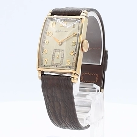 Vintage Hamilton Myron Men's Mechanical Wristwatch 980 USA 10k Gold ...