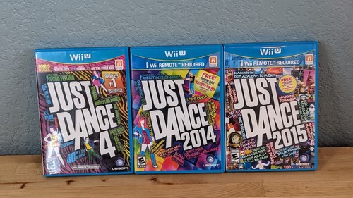 Nintendo Wii U Just Dance Bundle - JD 4, JD 2014, JD 2015 | eBay