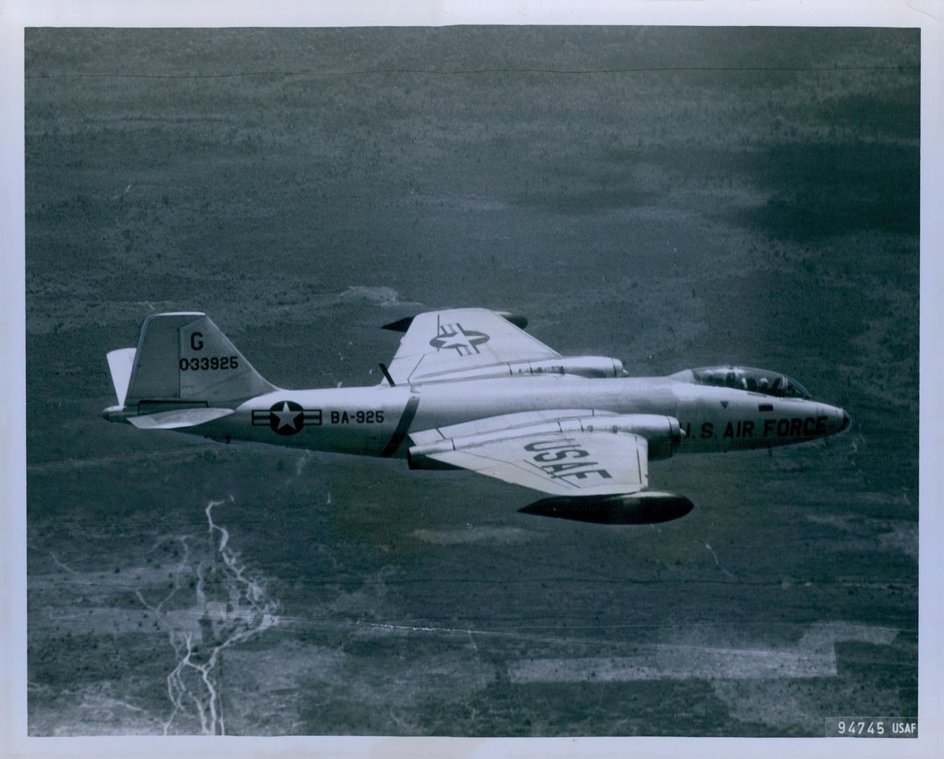 1966 USAF RB-57 Canberra Recon Version Press Photo | eBay