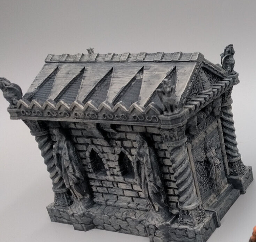 HO Scale Graveyard Crypt Tomb Mausoleum Grave White-Unpainted | eBay