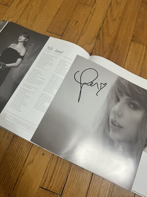 Taylor Swift Signed Vinyl The Tortured Poets Department TTPD With Heart ...