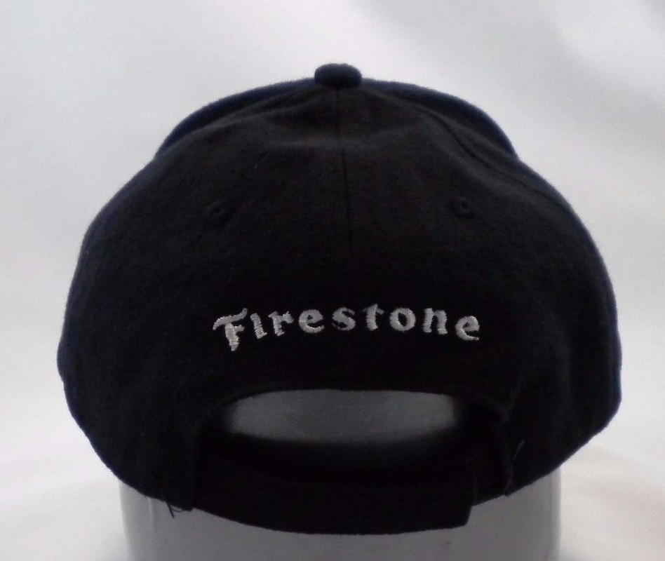 Indianapolis Indians Baseball Cap Firestone Arrow Black Red Strapback ...