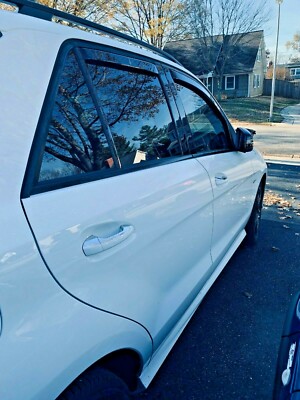 MERCEDES GLE IN-CHANNEL RAIN GUARDS WIND DEFLECTORS 2016-2019 FRONTS ...