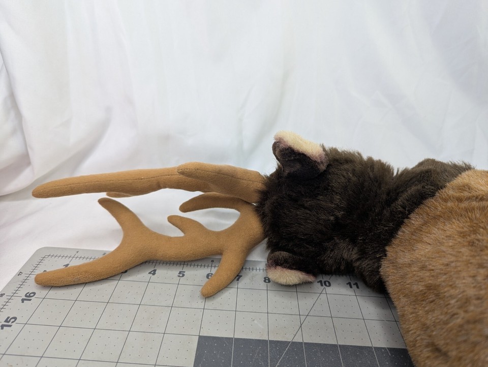 Cascade Toy Reindeer Elk Plush Antlers 21 Inch Tall Stuffed Animal Toy ...