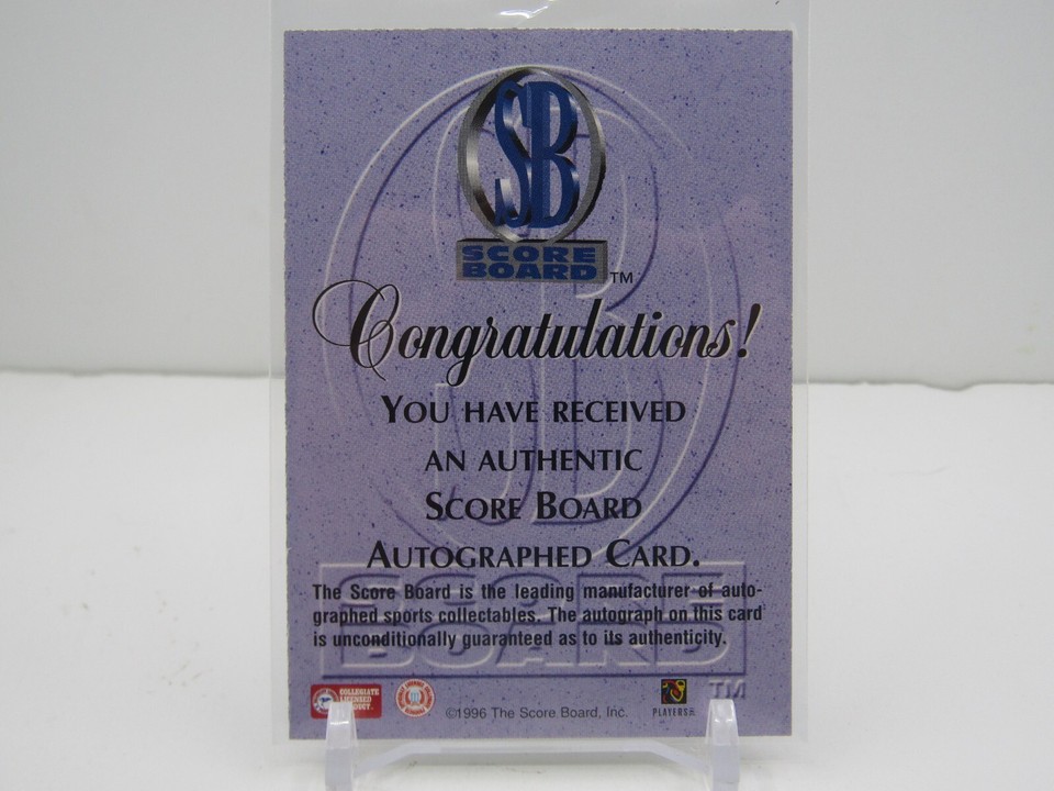 ROMAN OBEN 1996 SCOREBOARD AUTOGRAPH AUTO! NEW YORK GIANTS! | eBay