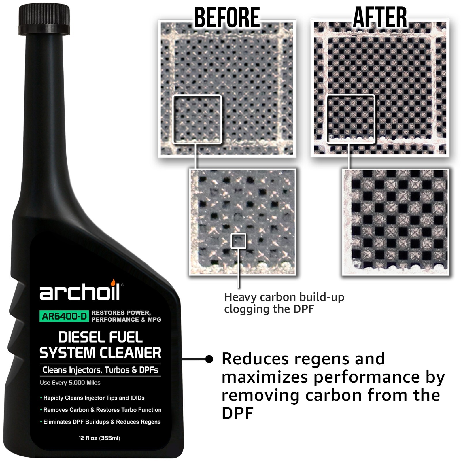 Archoil Diesel Fuel System Kit - AR6500 (40.6oz) + AR6400-D (12oz) | eBay