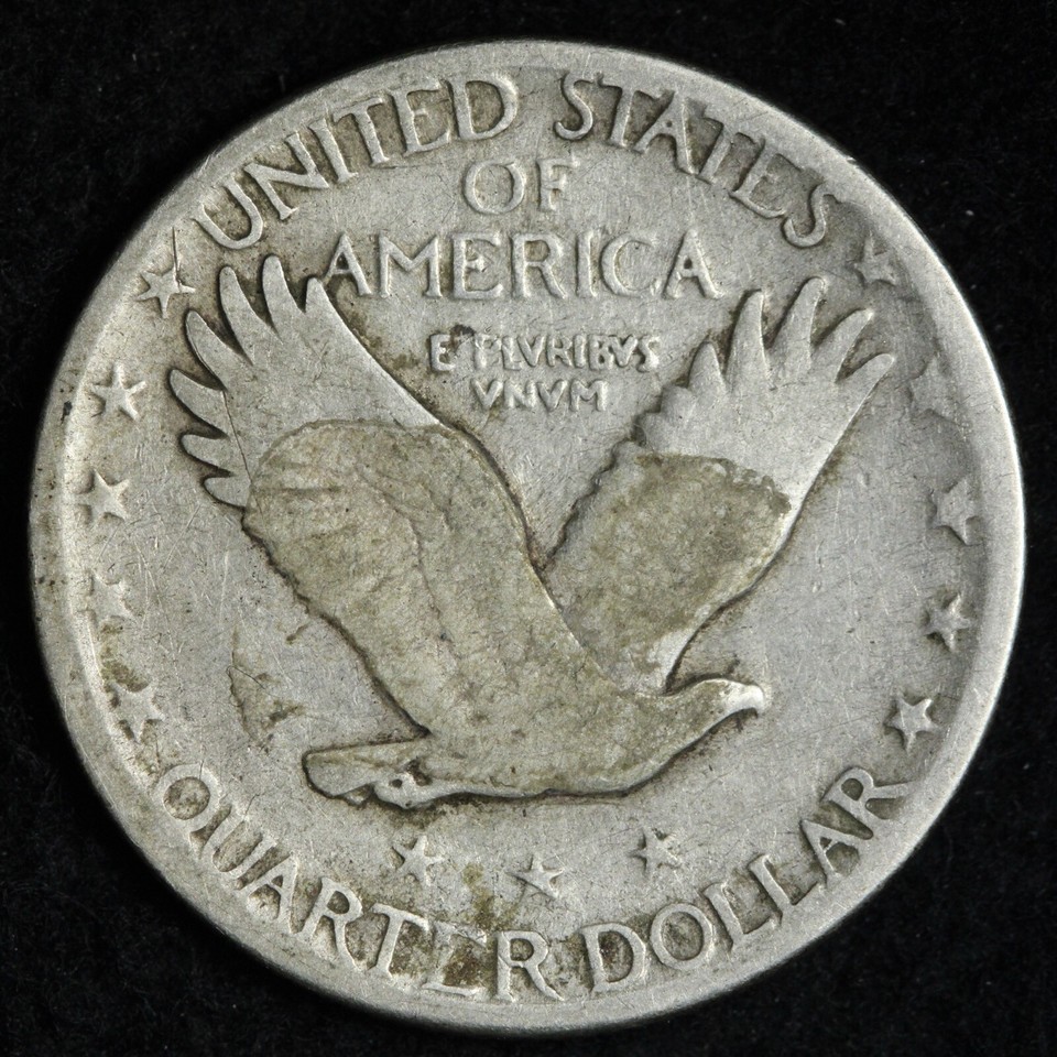 1927-D Standing Liberty Silver Quarter FINE E247 DICT | eBay