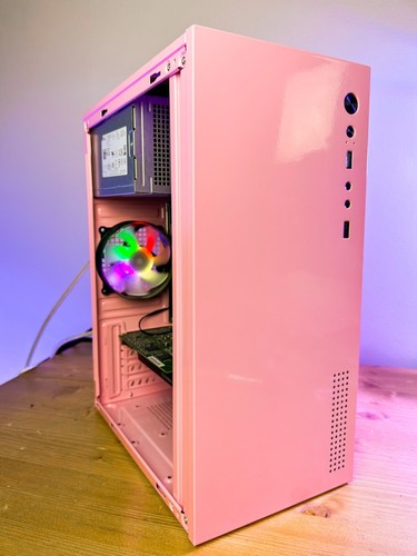PINK Mini Desktop Gaming PC Intel Core i3 - 8GB Nvidia Quadro K2000 ...